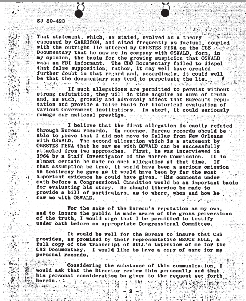 The Warren DeBrueys Oswald/FPCC report of 10/25/63 – The New JFK Show Blog